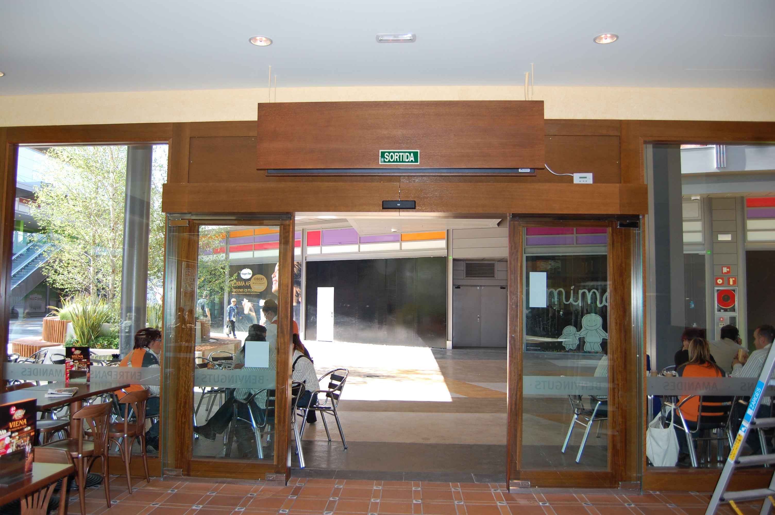 Air curtain Zen | Decorative, minimalist and elegant air curtain